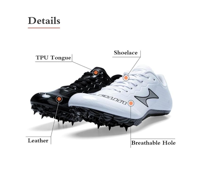 HEALTH RUNNING SPIKE 155-S-1 BLACK - Vimpexsports.com